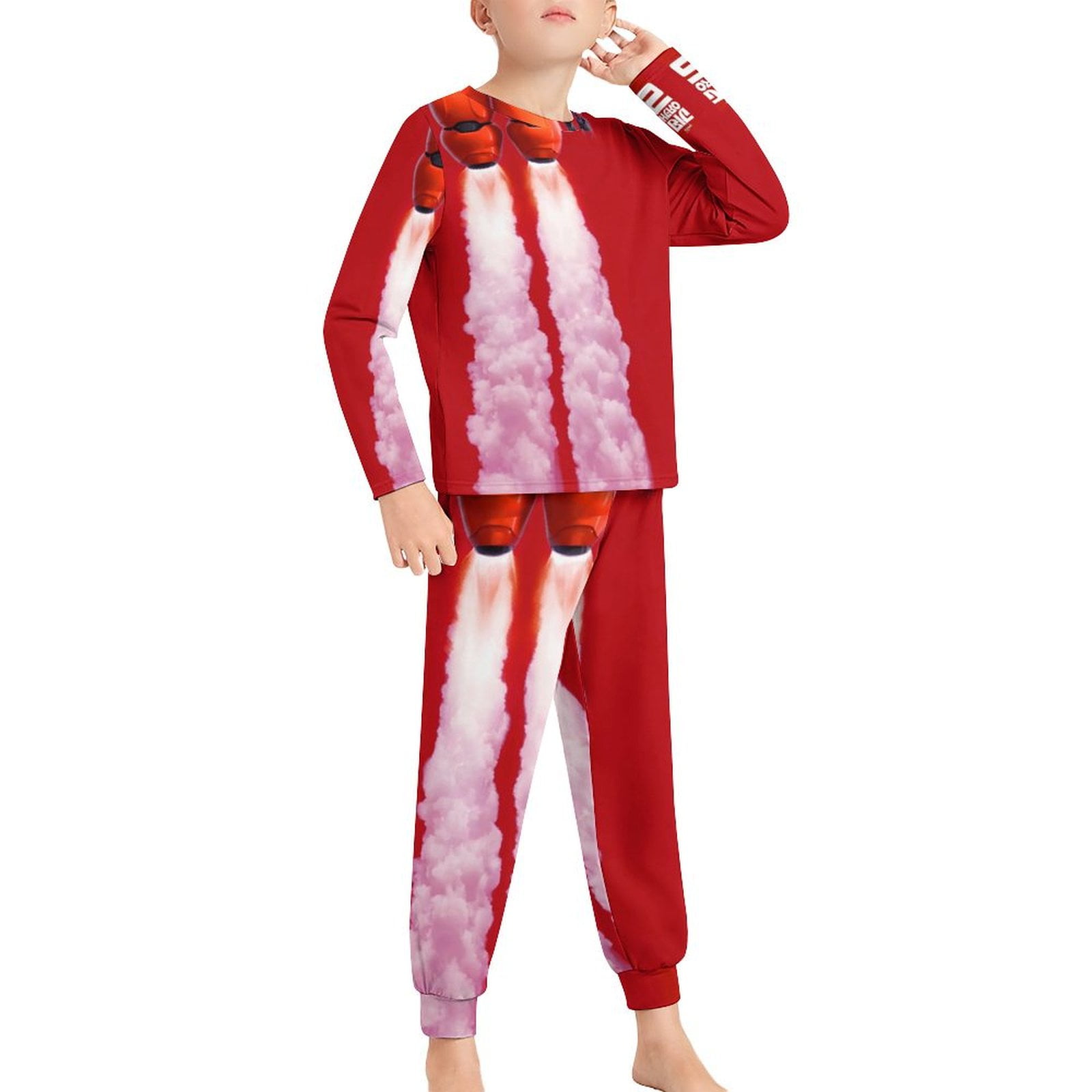 Big Hero 6 Little Big Boys Girls Pajamas Set Long Sleeve Kids PJs ...