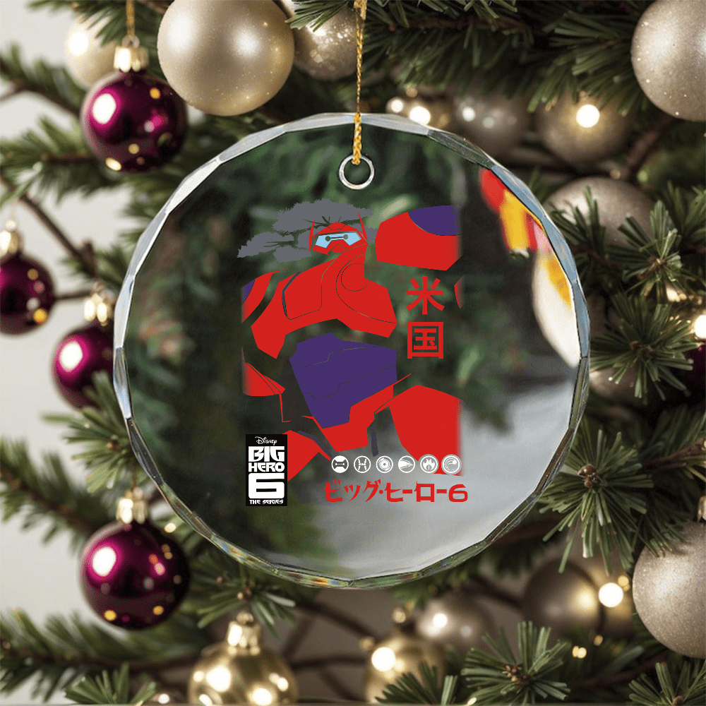 Big Hero 6 Series Baymax Robo Size Ornament, Keepsake Decor, Crystal Glass Ornament - Walmart.com