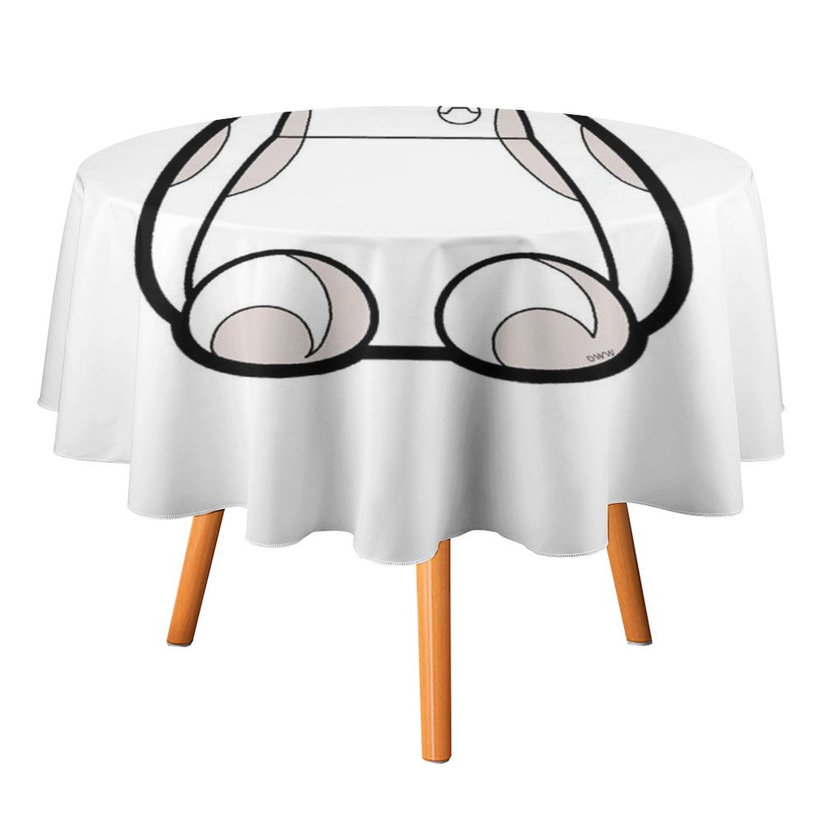 Big Hero 6 Table Cloth Round Tablecloth Polyester Table Circular Table ...