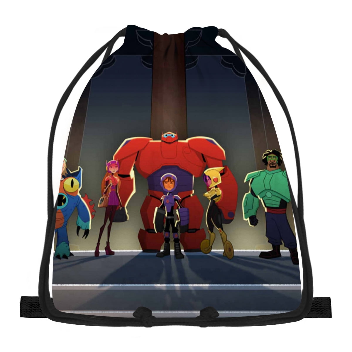 Big Hero Drawstring backpack, fashionable travel waterproof backpack ...