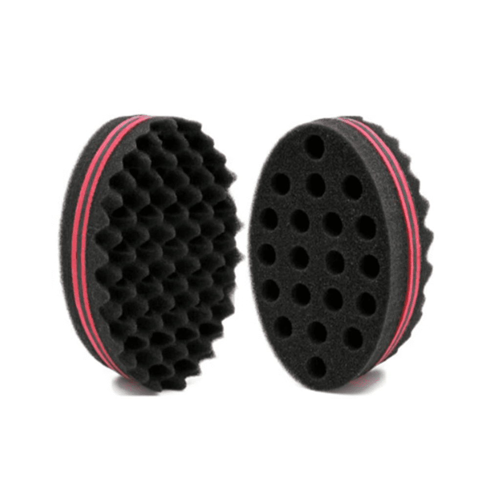 ZOUYUE Big Holes Hair Brush Sponge, Twist Afro Curl Wave Tool, EVA ...