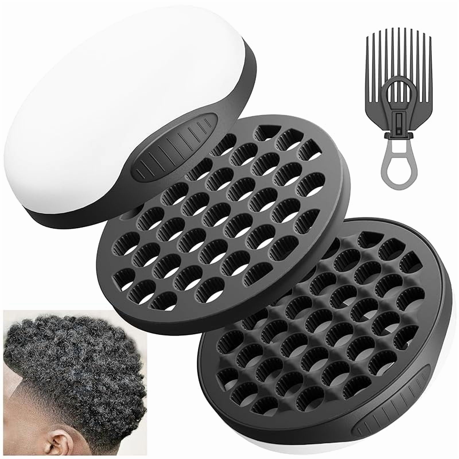 Big Holes & Big Size Barber Hair Brush Sponge Dreads Locking Twist Afro ...
