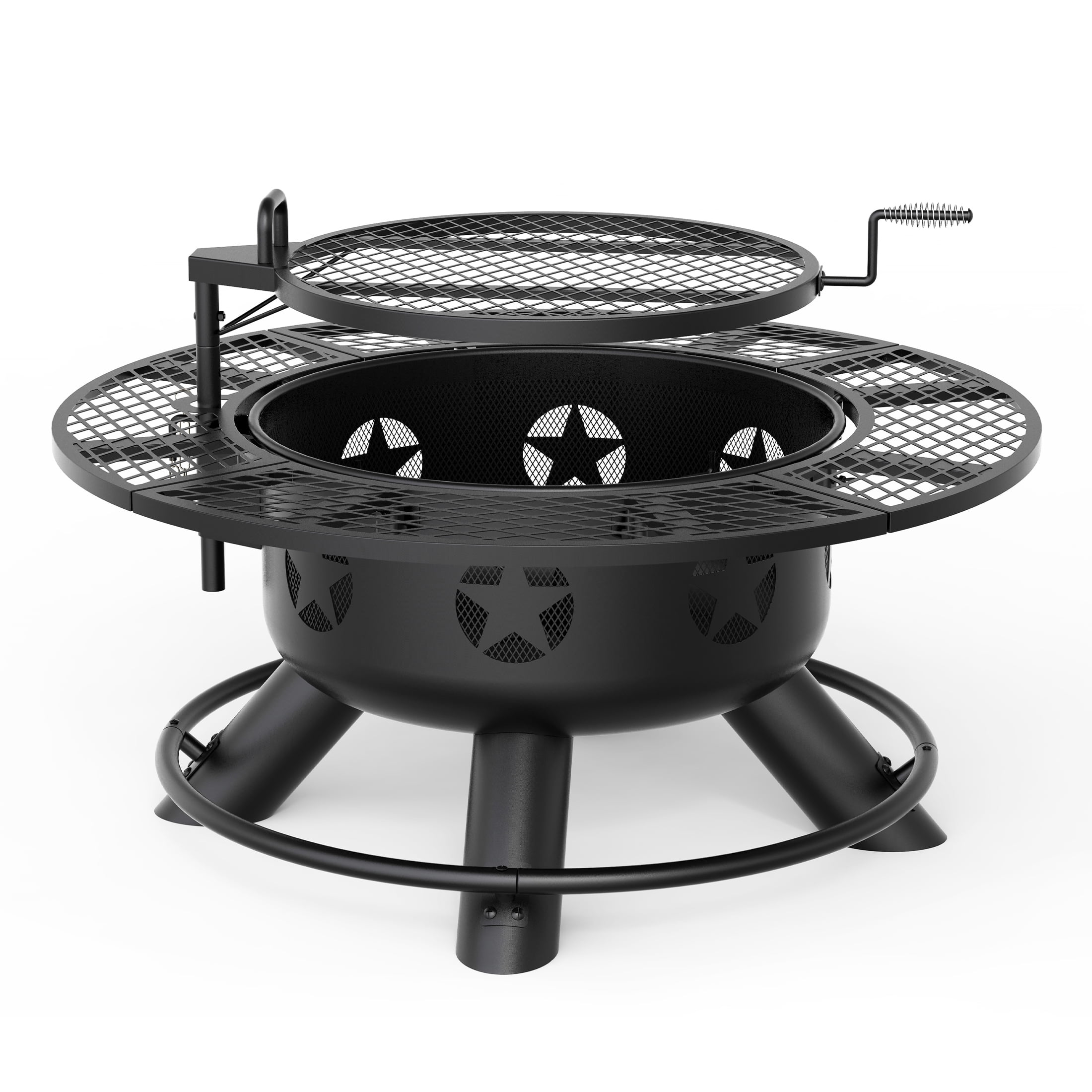 Big Horn 40in Ranch Fire Pit, Star - Walmart.com