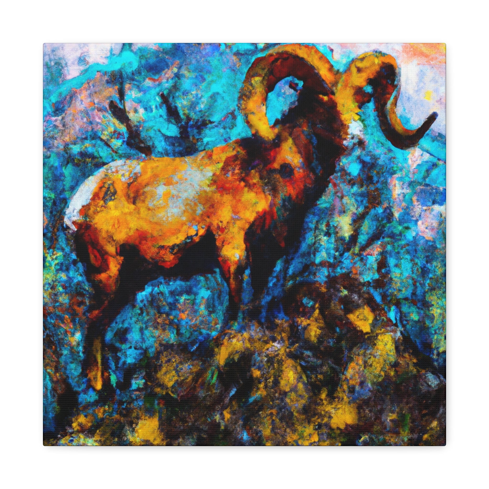 Big Horn Impressionism - Canvas - Walmart.com