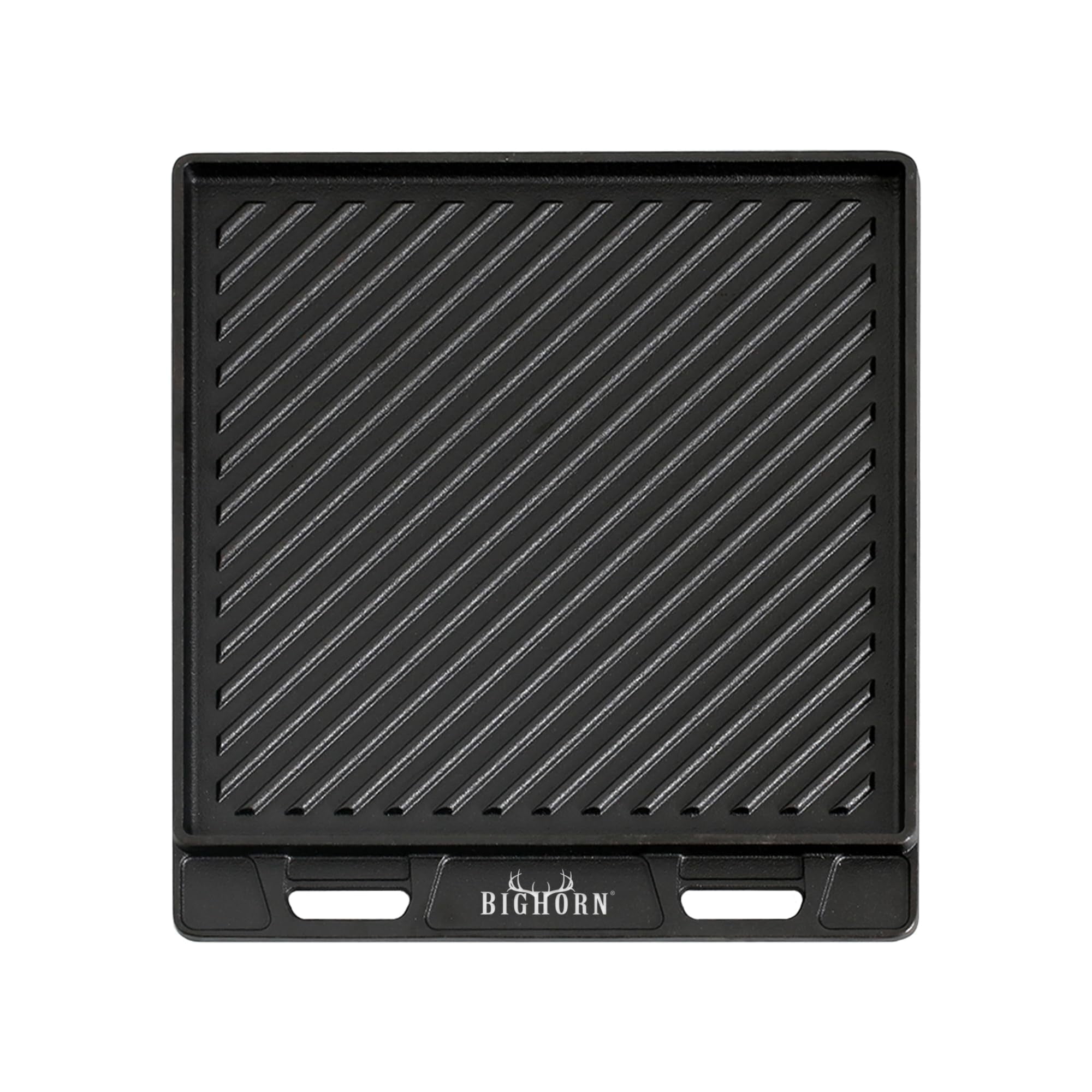 Big Horn Outdoor Reversible Cast Iron Grill Plate - Walmart.com