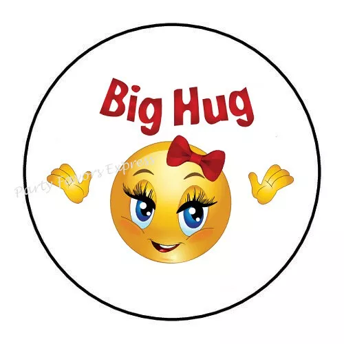 Big Hug Emoji Sticker Party Favors Sticker Envelope Seals Labels ...