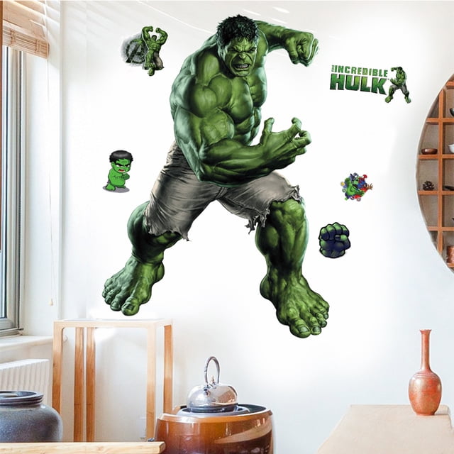 Big Hulk Sticker for Kids Room Wall Decor Peel and Stick Wall Decal ...