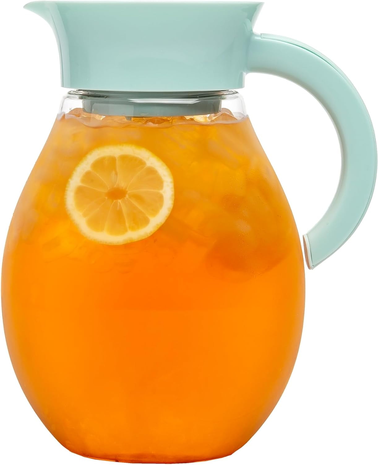 The Big Iced Tea Maker and Infuser, Plastic Beverage Pitcher with Leak ...