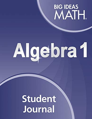 Pre-Owned Big Ideas Math Algebra 1: Student Journal (Paperback ...