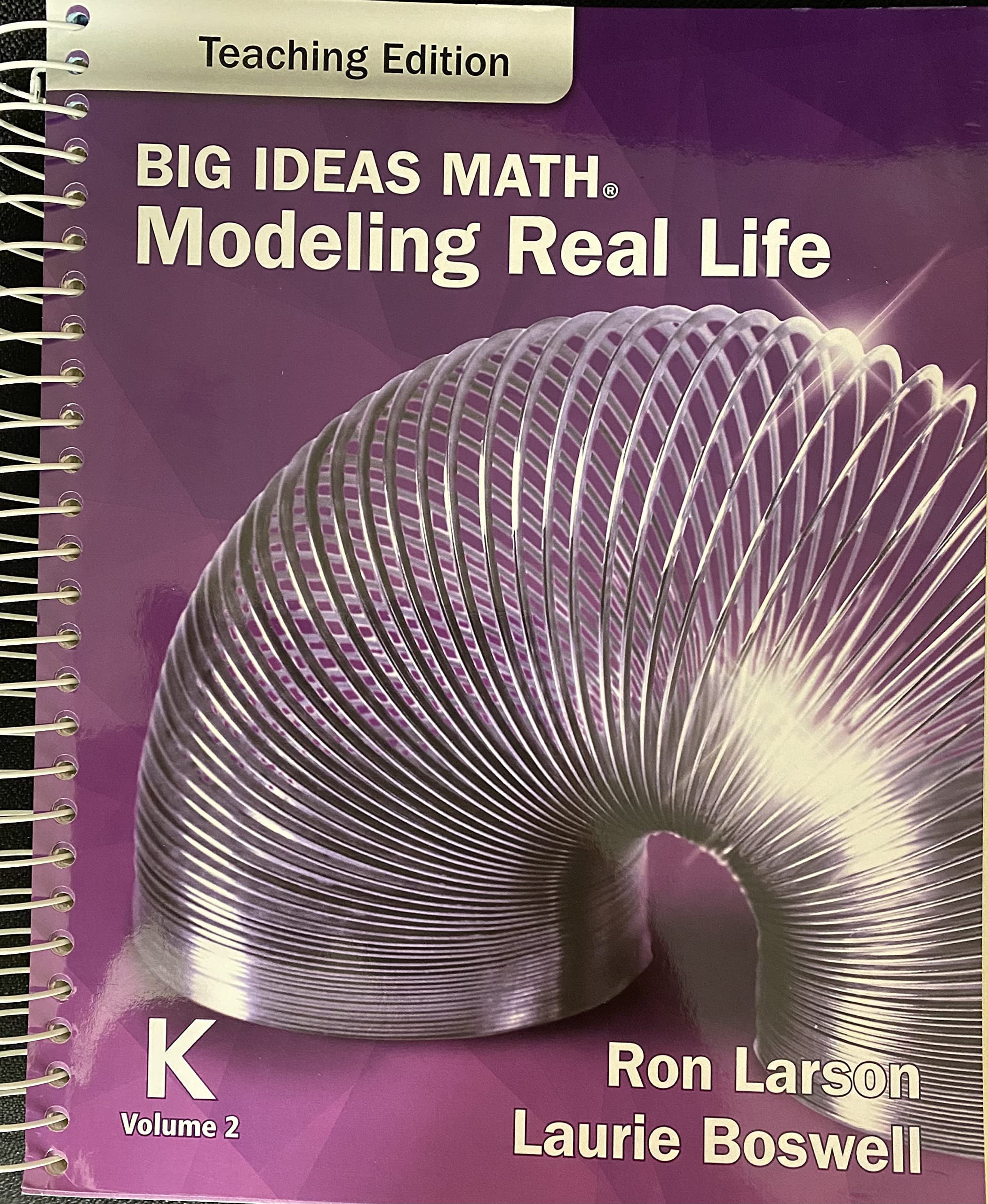 Big Ideas Math: Modeling Real Life (2022) - Grade K Teaching Edition ...
