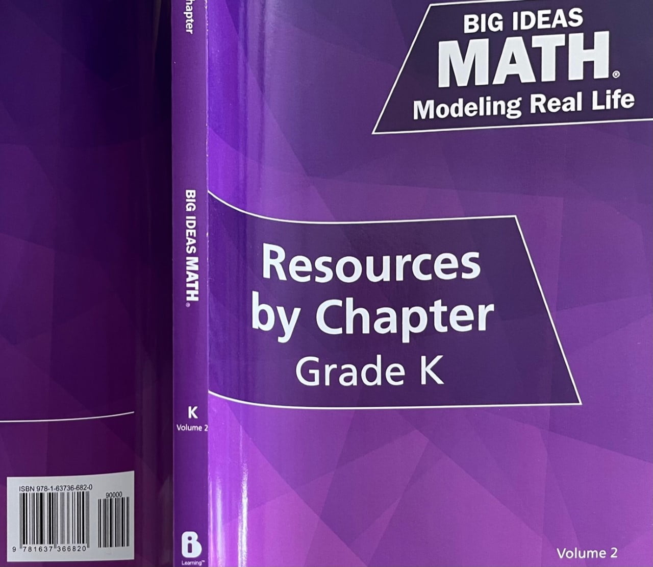 Pre-Owned Big Ideas Math, Modeling Real Life, Grade K Volume 2 ...