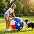 Big Independence Day Grazing Ball for Dogs 24 Inch Inflatable Pet Play ...