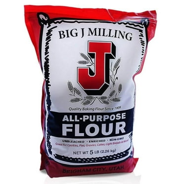Big J Milling Golden Loaf Bakers Flour 5 lb (Pack of 12) - Walmart.com