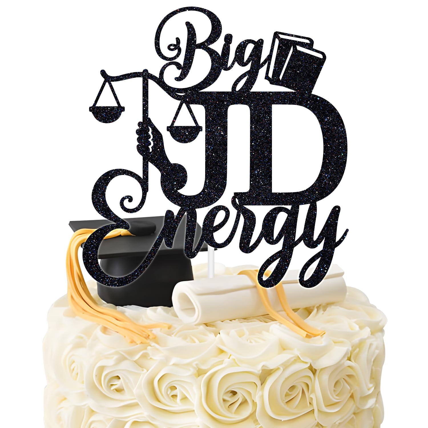 Big JD Energy Cake Topper, Congrats TVS1 Lawyer/Juris Doctorate Grad ...