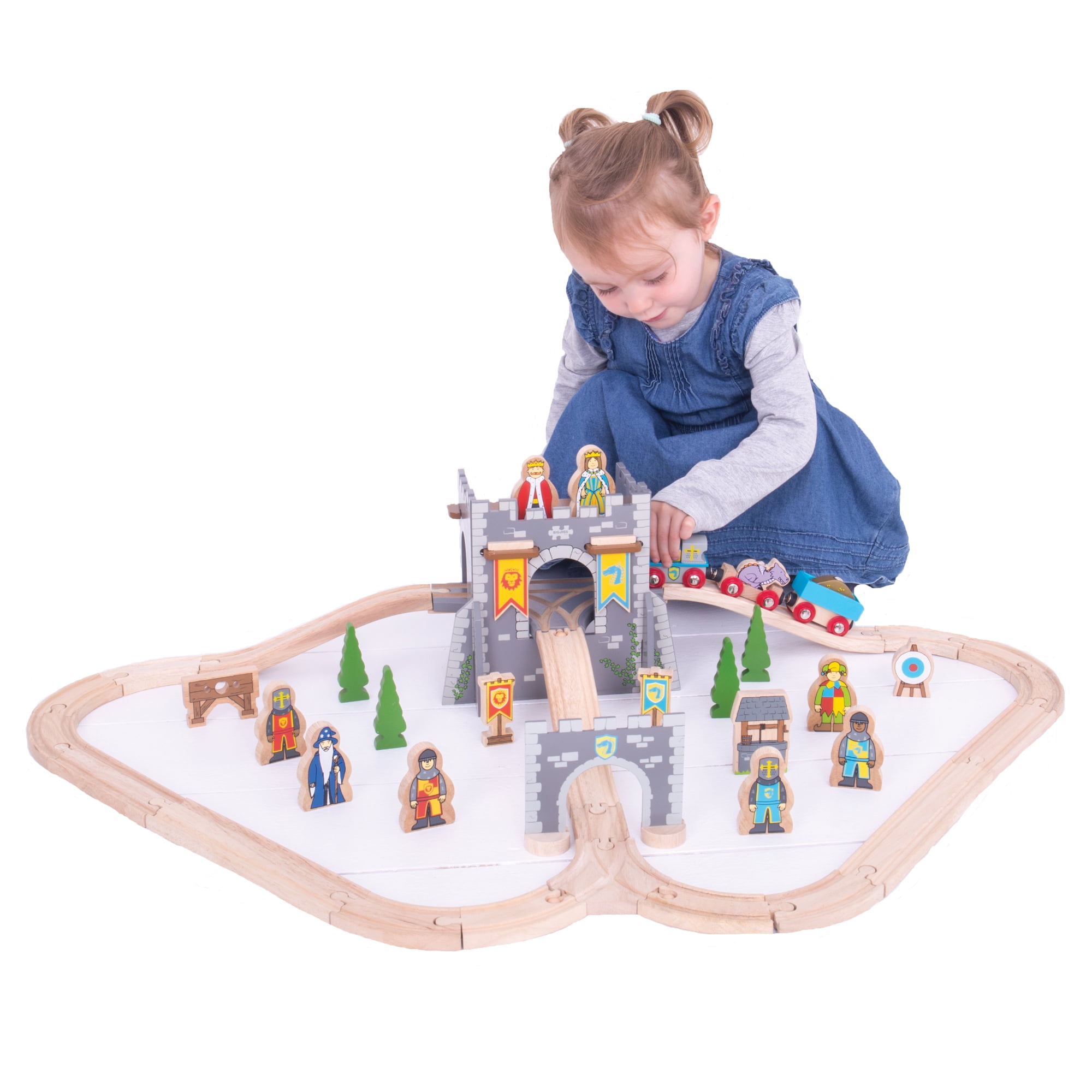 Big Jigs - Medieval Train Set - Walmart.com
