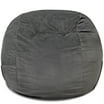 Big Joe Fuf 6.5Ft Giant Foam Bean Bag Chair, Oversized Couch with ...