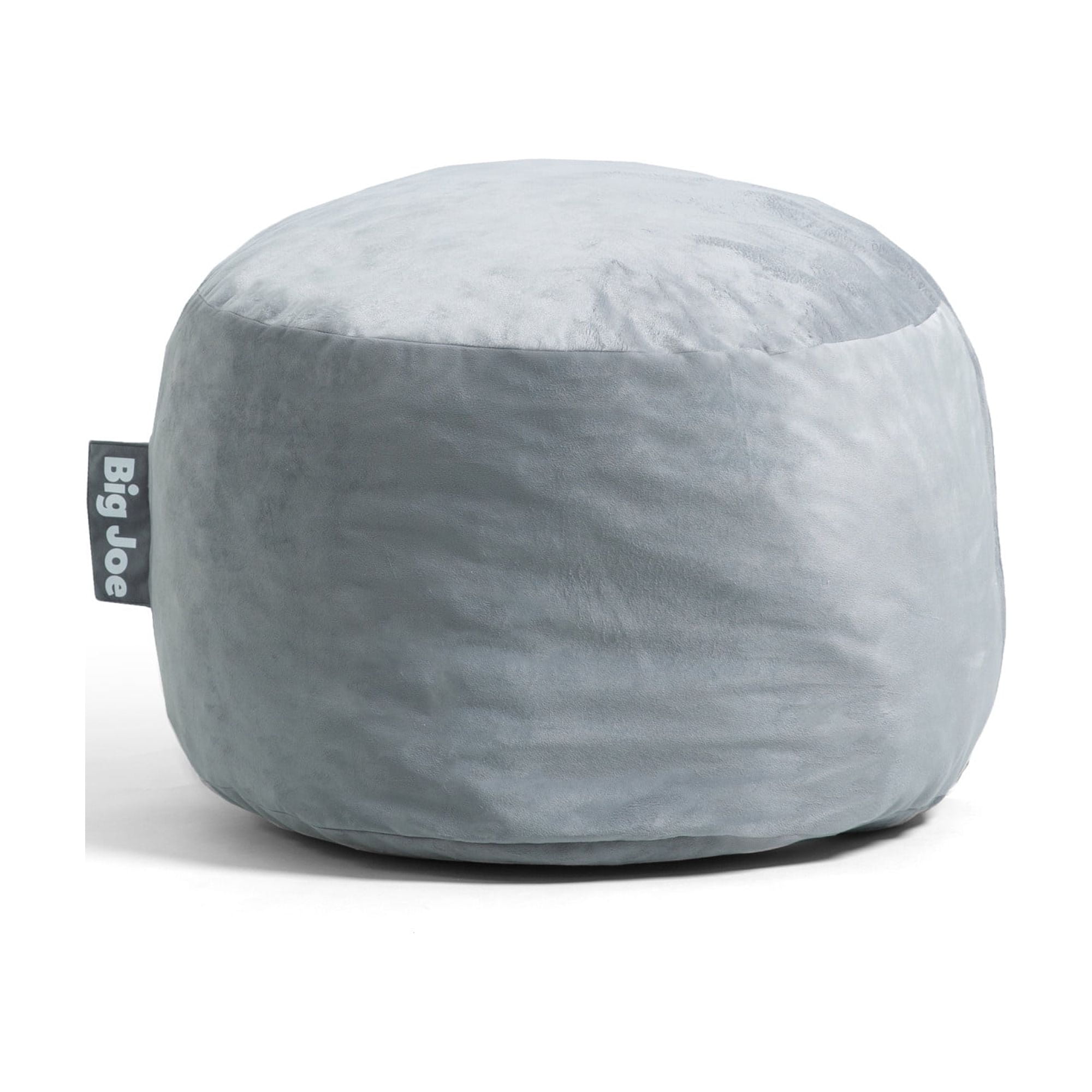 Big Joe, Bean Bag Chair, 2 feet, Small Foam Filled Gray Plush - Walmart.com