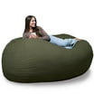 Big Joe Fuf 6.5Ft Giant Foam Bean Bag Chair, Oversized Couch with ...