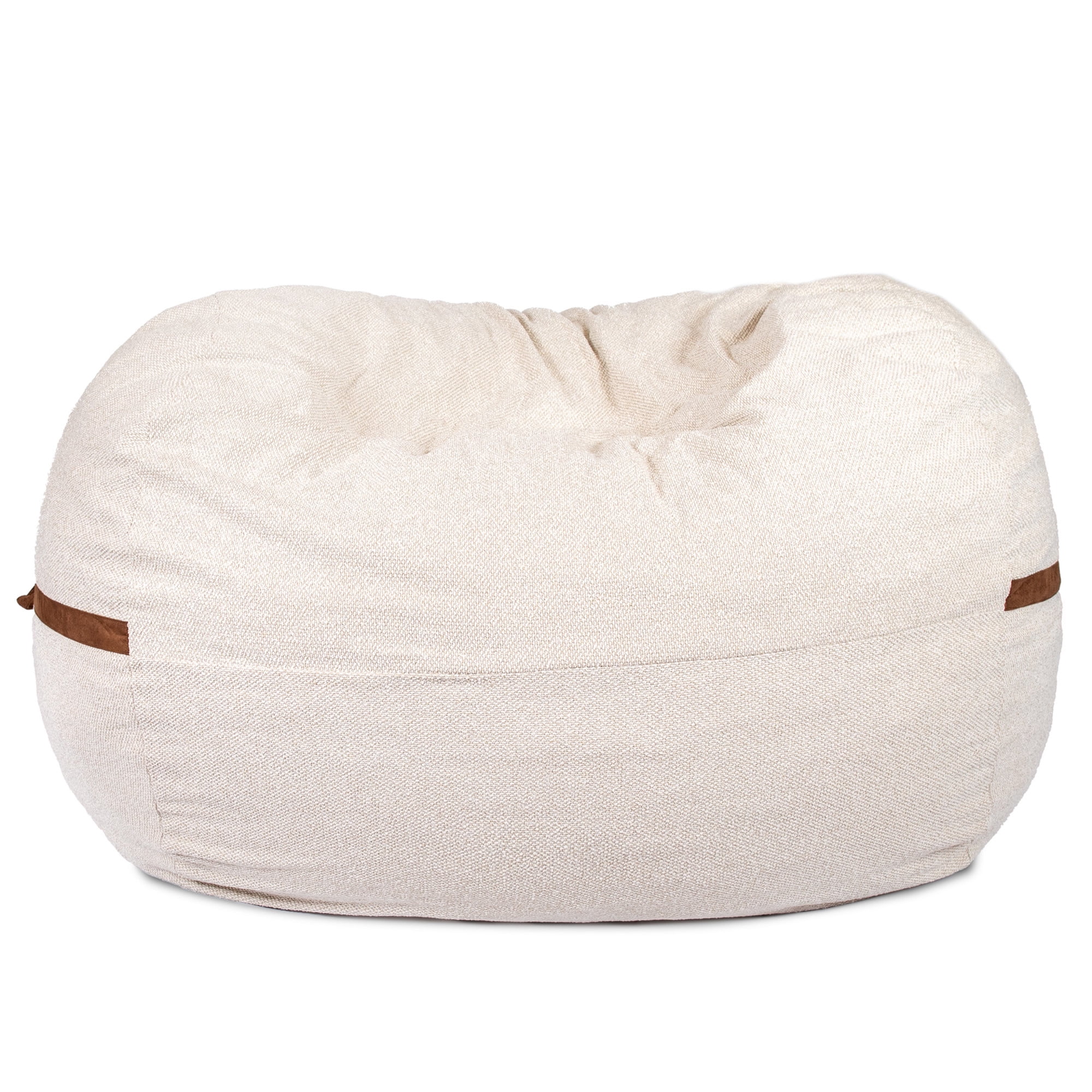 Big Joe Fuf 6.5Ft Giant Foam Bean Bag Chair, Oversized Couch with ...
