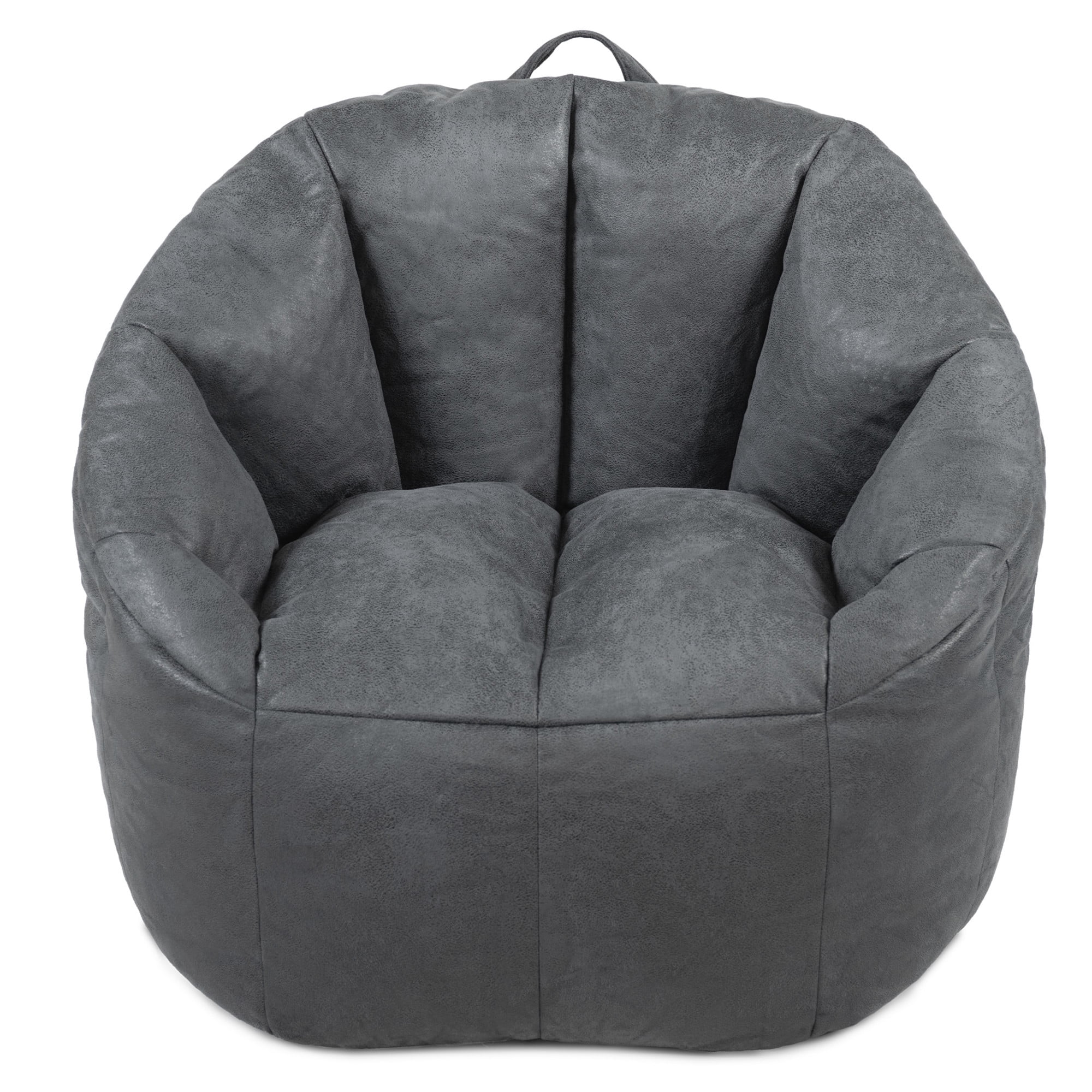 Big Joe Joey Large Bean Bag Chair in Shadow Gray Blazer, All Ages ...