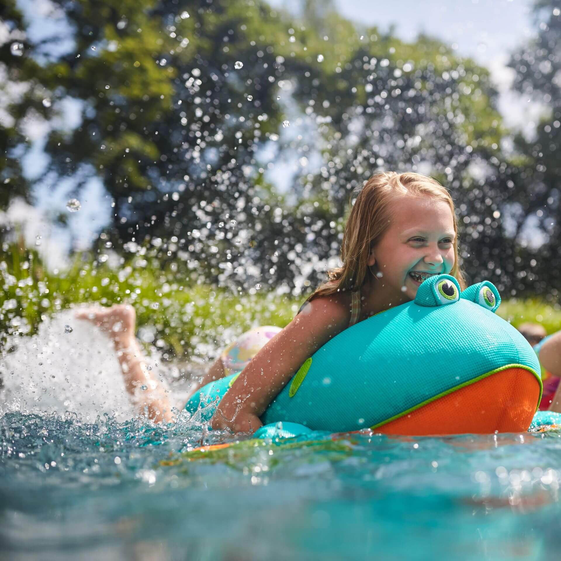 Comfortable Frog Pool Float for Kids - Big Joe Pool Nepal | Ubuy