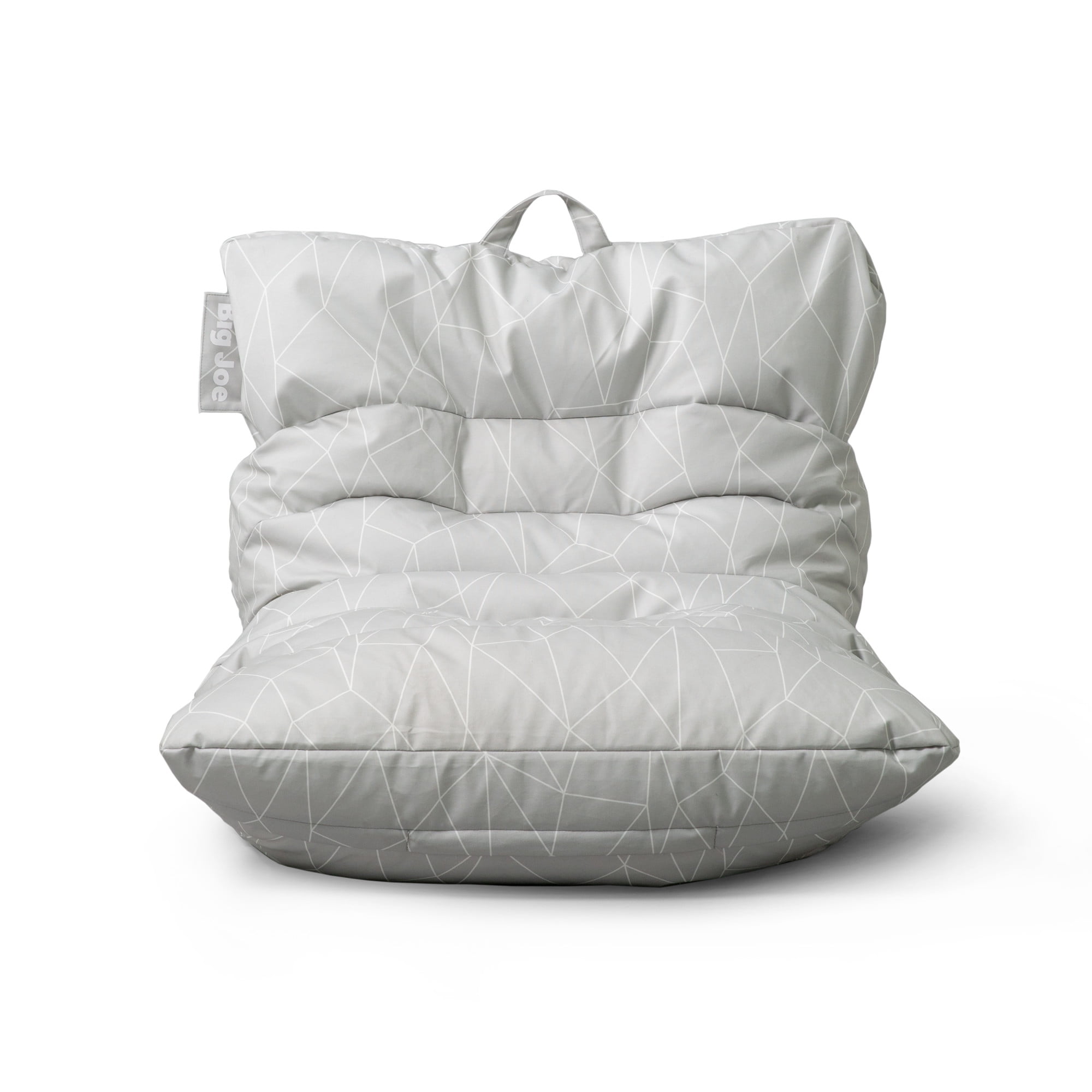 Big Joe Roma Bean Bag Chair, Moonstone Tessellation Lenox, Durable ...
