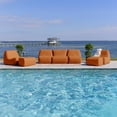 Big Joe Solvana Outdoor Sectional, 7 Piece Patio Furniture Set, Weather ...