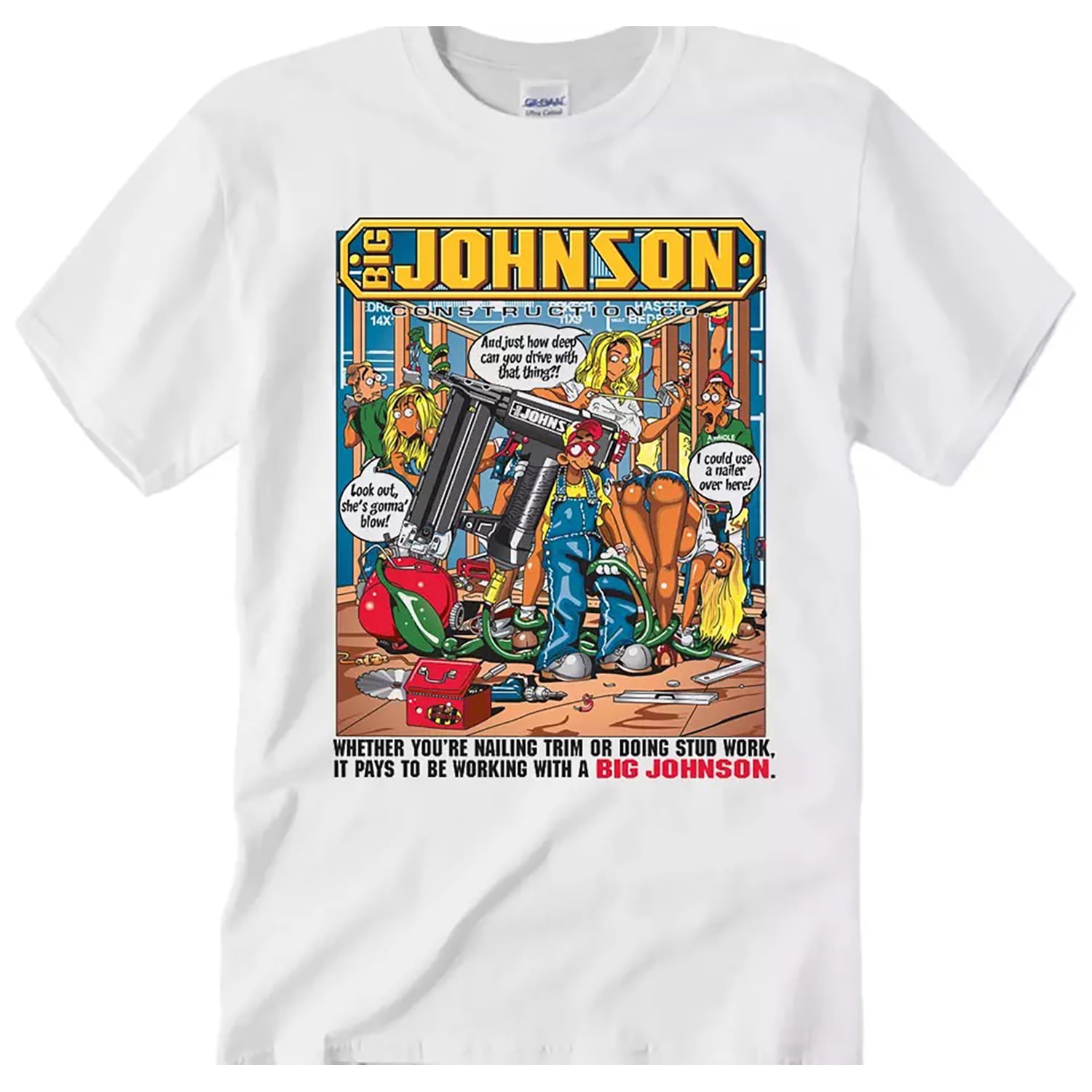 Big Johnson t-shirt Cotton - Walmart.com