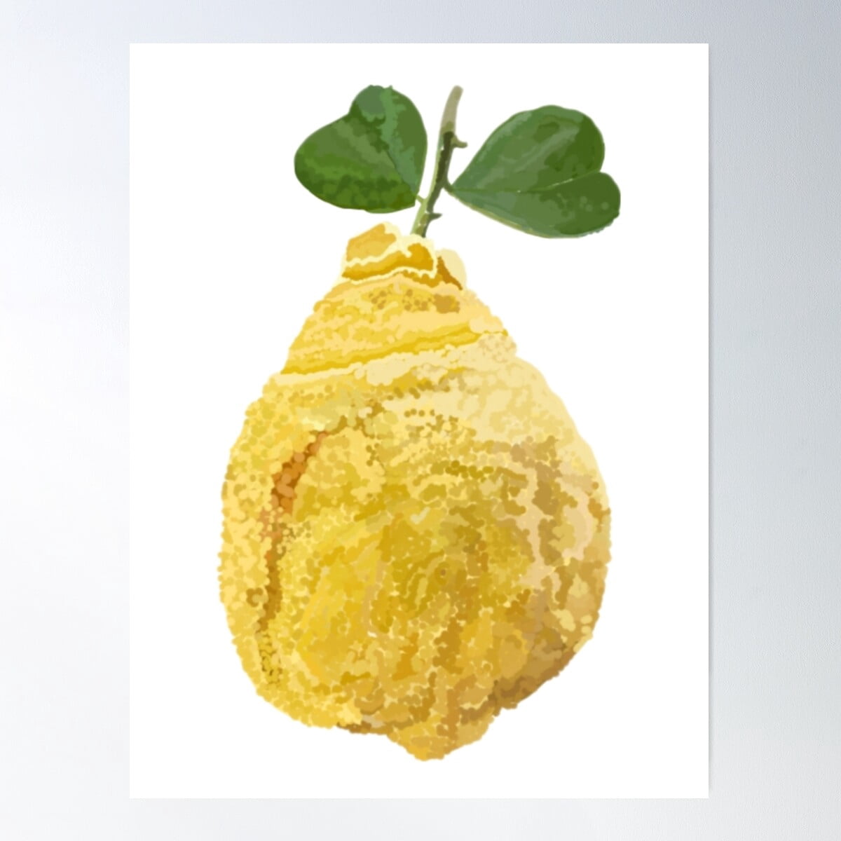 Big Juicy Lemon Poster Wall Art, Modern Wall Decor For Living Room ...