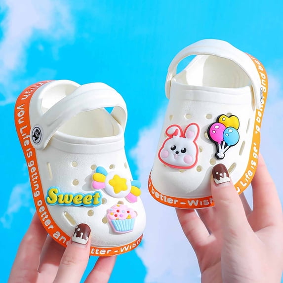 Big Junior' EVA Clogs, Non-Slip Indoor/Outdoor Water Shoes with 3D ...