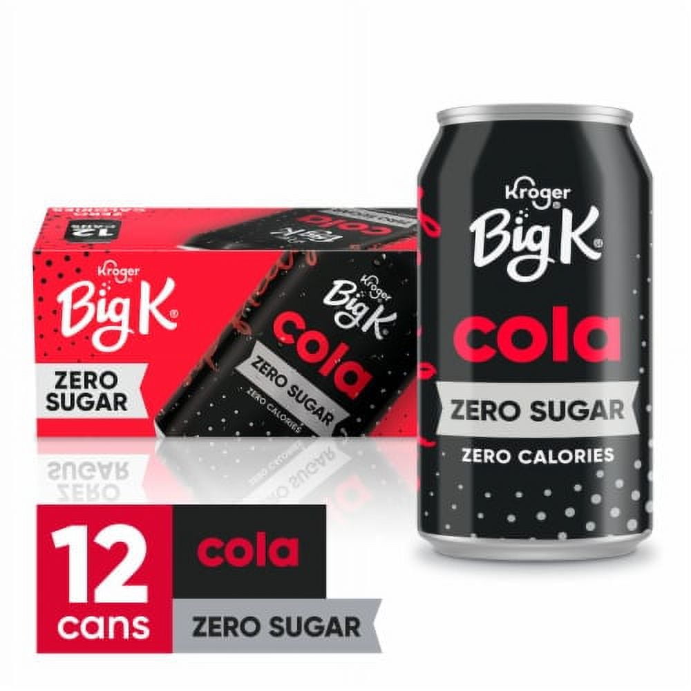Big K Cola Zero Sugar Zero Calorie Soda Cans 12 pk / 12 fl oz - Walmart.com