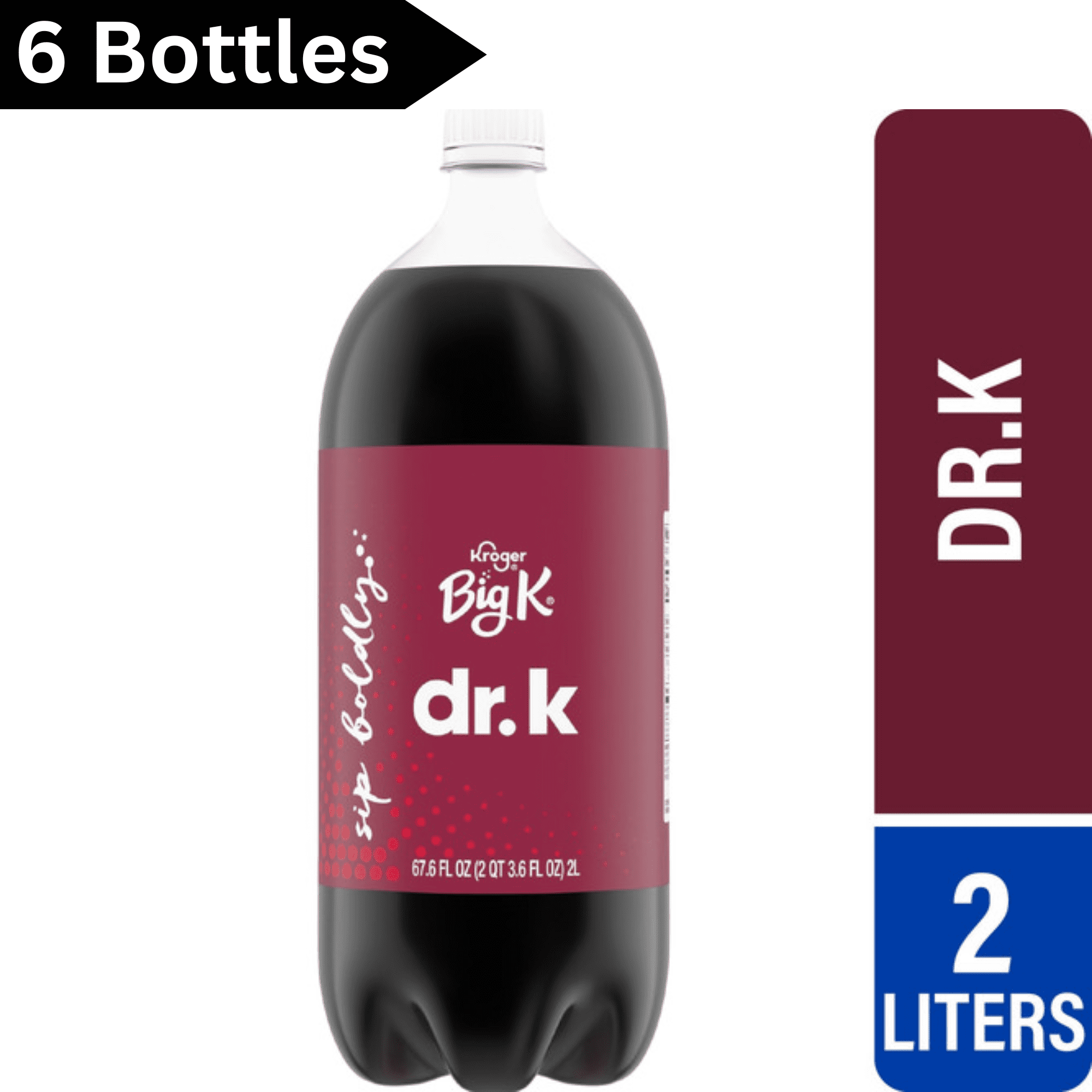 Big K Dr. K Cola – 67.6 fl oz Bottles, 6 Count - Walmart.com