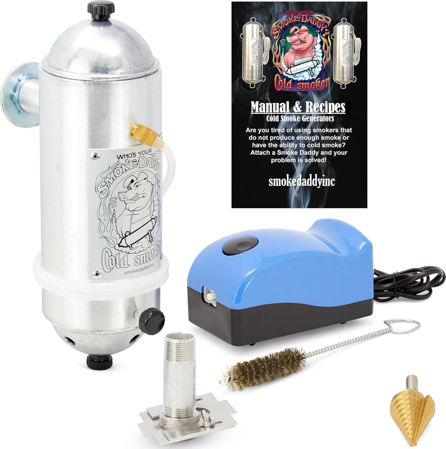 Big Kahuna Cold Smoke Generator with Ceramic Grill Adapter – Heavy-Duty ...