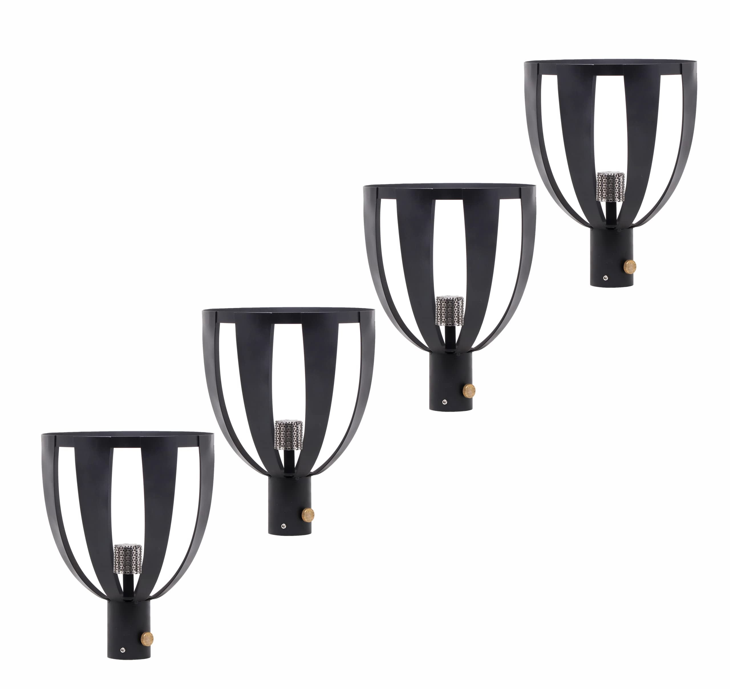 Legends International Big Kahuna Tiki Torch Head Bowl - 4 Pack ...