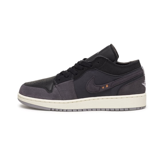 Big Kid's Jordan 1 Low SE Craft Blck/Cmnt Grey-Lt Graphite (DV0478 001 ...