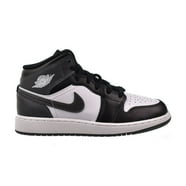 Jordan Air 1 Retro High OG Grade School Shoes White/Black-Green Glow ...