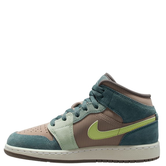 Big Kid's Jordan 1 Mid Khaki/LT Lemon Twist-Hasta (IF2873 200) - 7 ...