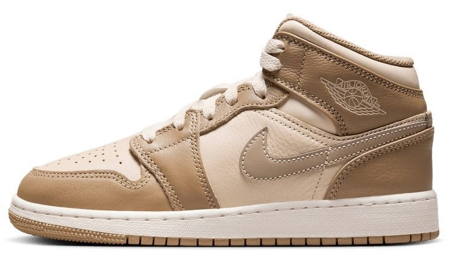 Big Kid's Jordan 1 Mid Legend LT Brown/Khaki-Phantom (HF4781 203) - 5.5 ...