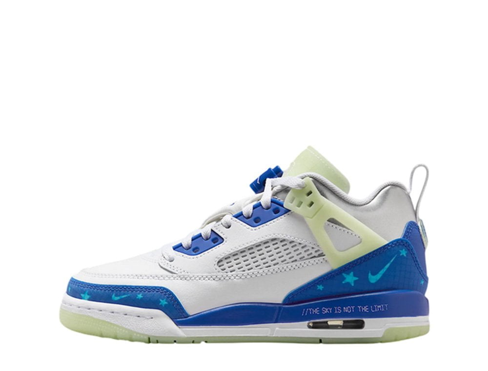 Big Kid's Jordan Spizike Low SS White/Hyper Royal-Volt Tint (HJ5979 100) - 4.5 - Walmart.com