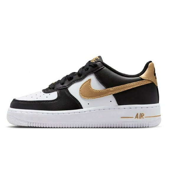 Big Kid's Nike Air Force 1 Black/Metallic Gold-Black (CT3839 009) - 6.5 ...