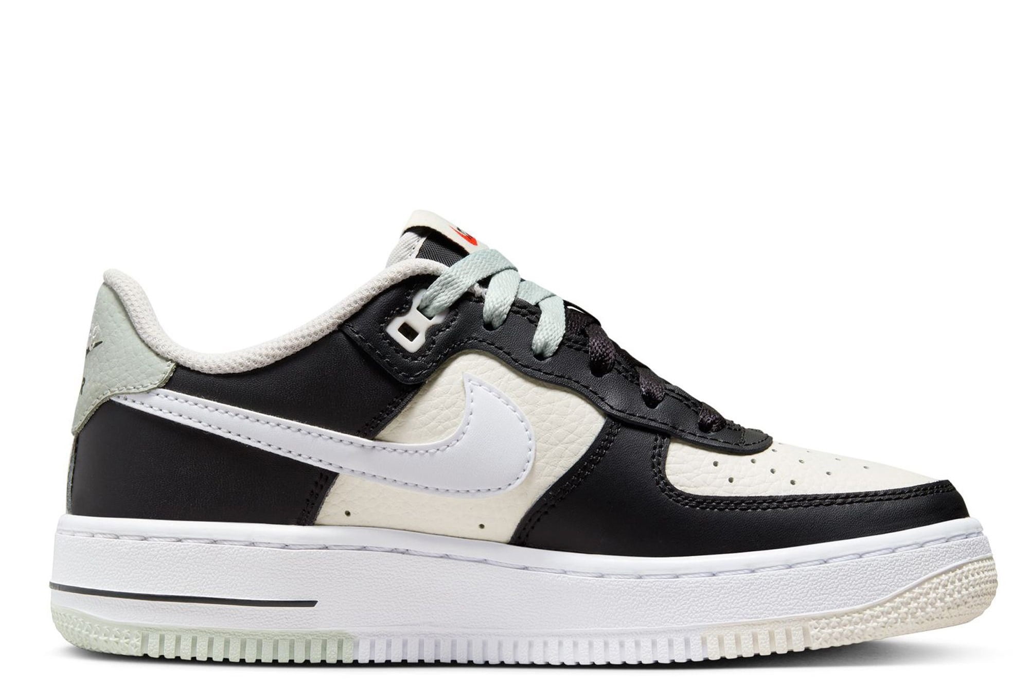 Big Kid's Nike Air Force 1 LV8 1 Black/Light Silver-Phantom (FB9035 002 ...