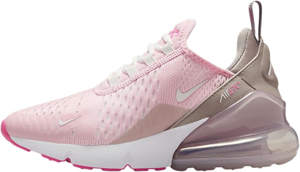 Big Kid's Nike Air Max 270 BG Pink Foam/Summit White (IB4435 663) - 7 ...