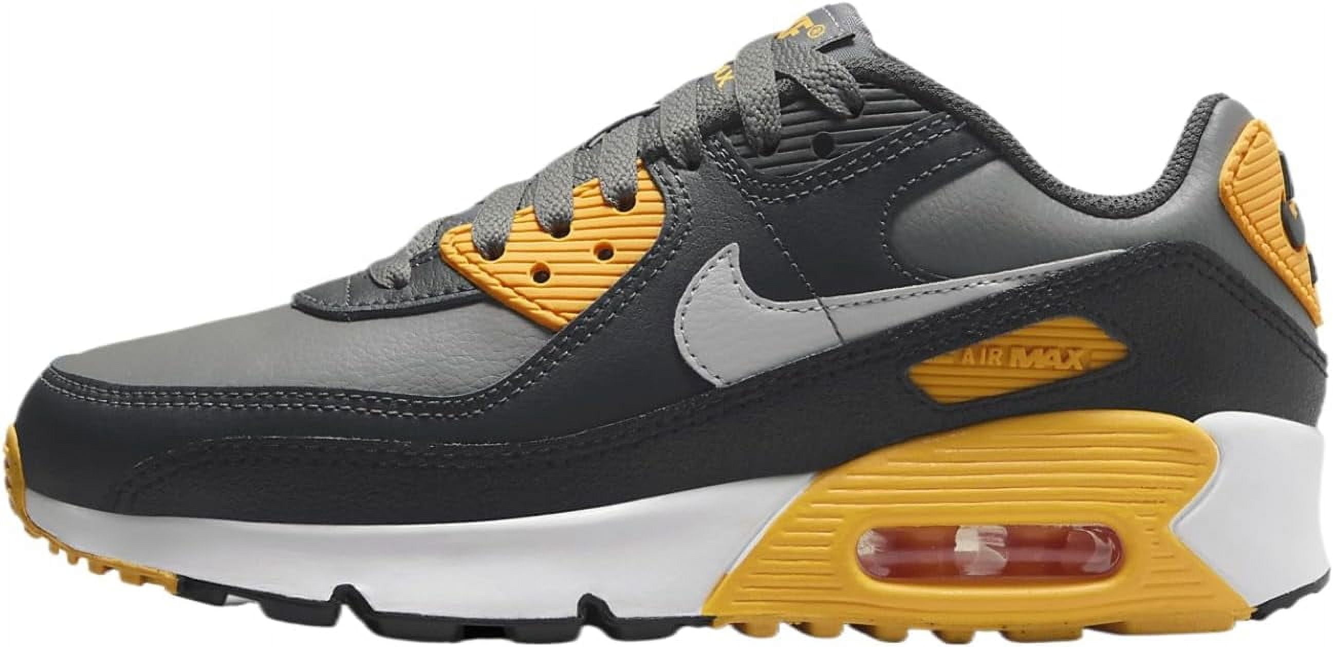 Big Kid's Nike Air Max 90 Smoke Grey/ Lt Smoke Grey (HF6358 004) - 7 - Walmart.com