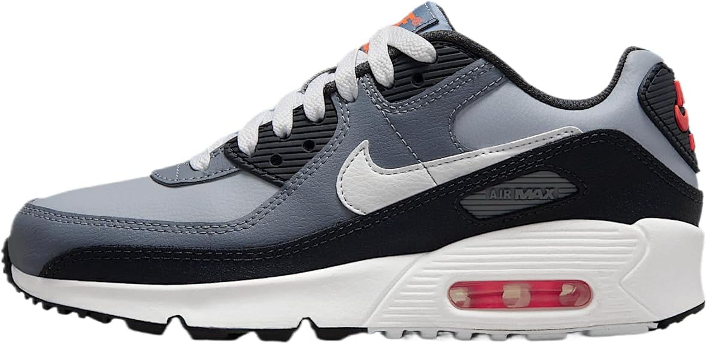 Big Kid's Nike Air Max 90 Wolf Grey/White-Cool Grey (HF6358 007) - 6 ...