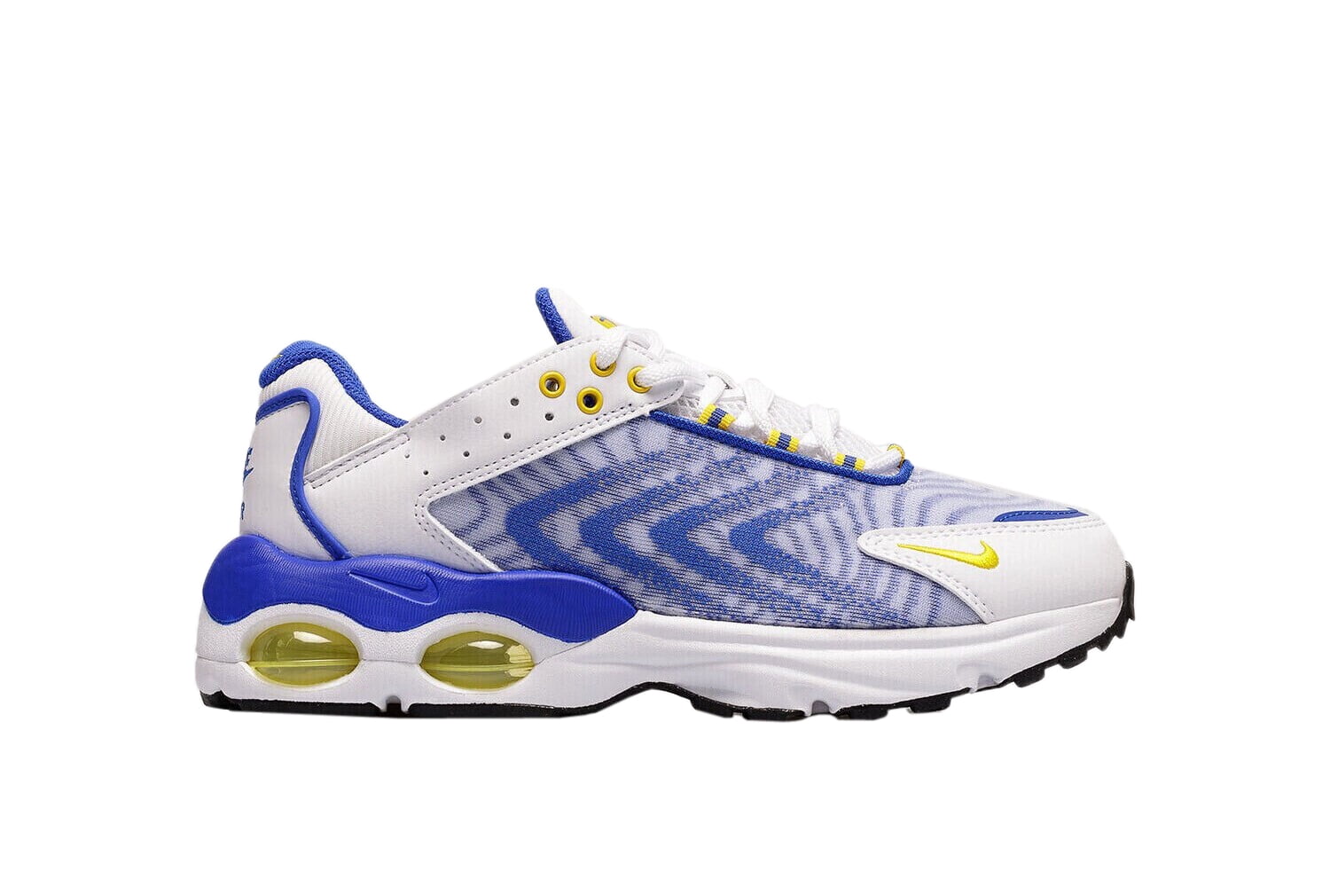 Big Kid's Nike Air Max TW White/Speed Yellow-Racer Blue (DQ0296 100 ...