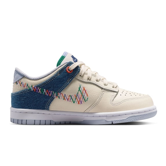 Big Kid's Nike Dunk Low BG Soft Pearl/Multi-Color (IR1825 022) - 6 ...