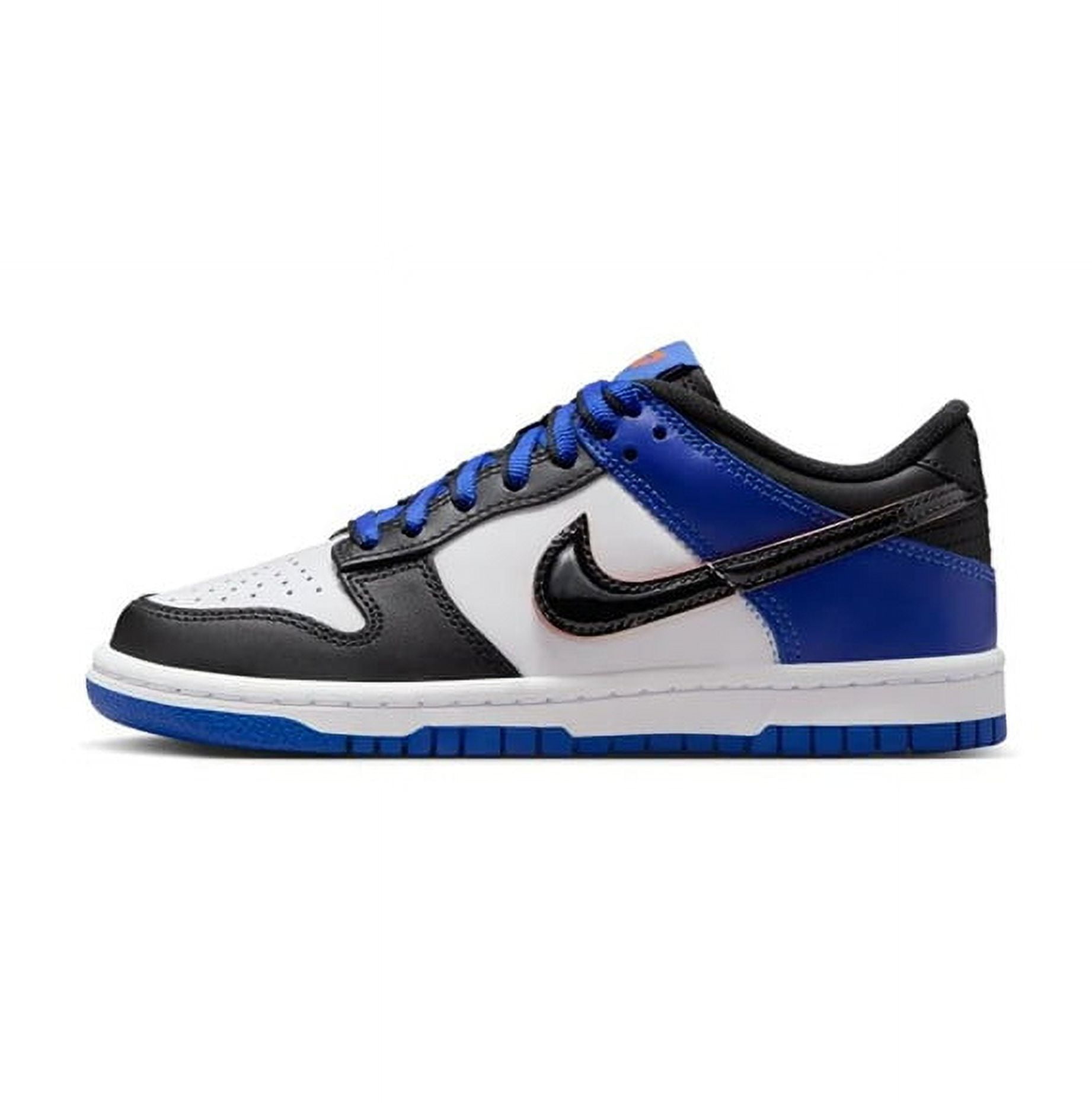 Big Kid's Nike Dunk Low SE White/Black-Racer Blue (HF0970 100) - 7 ...