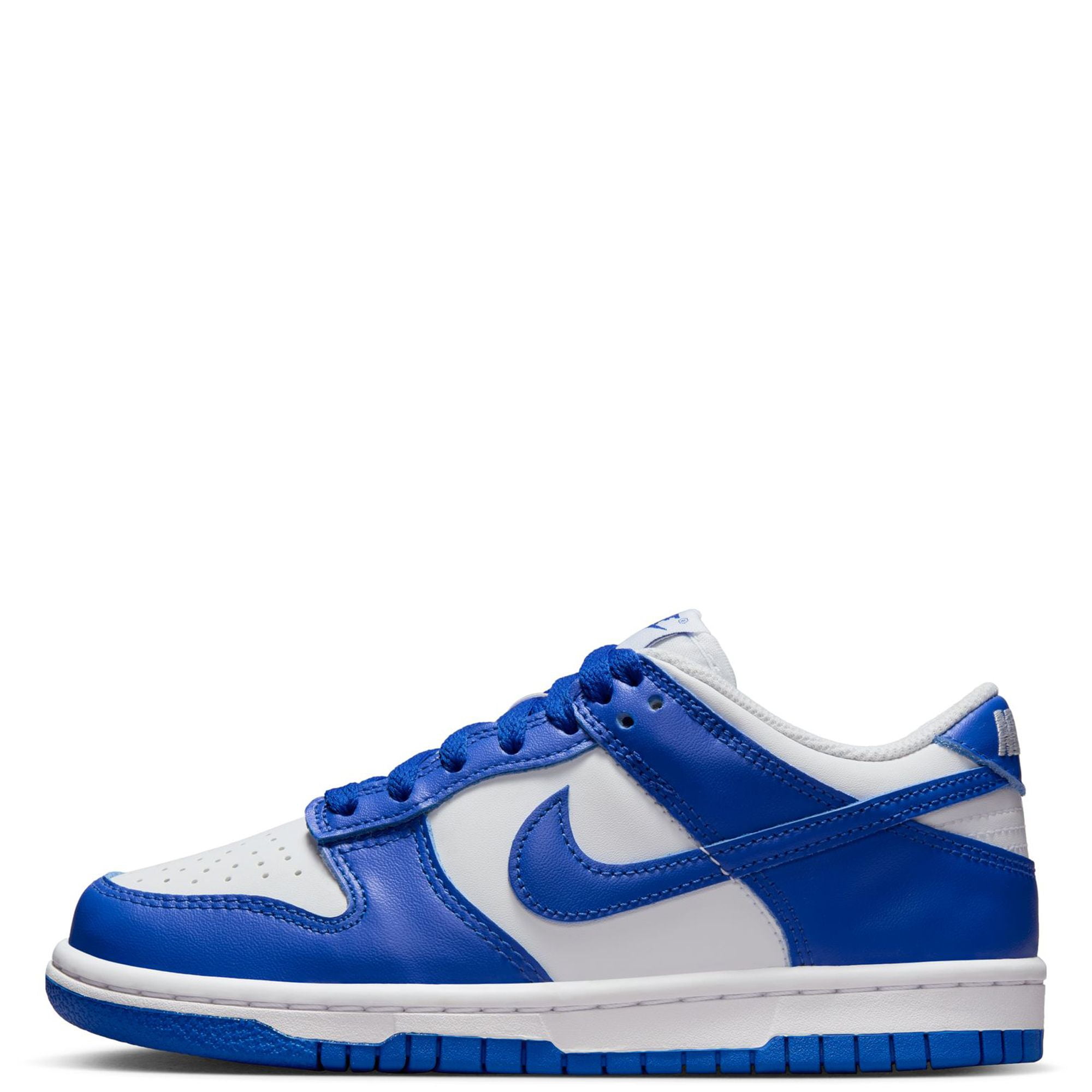 Big Kid's Nike Dunk Low White/Hyper Royal-Hyper Royal (FB9109 131) - 5 ...