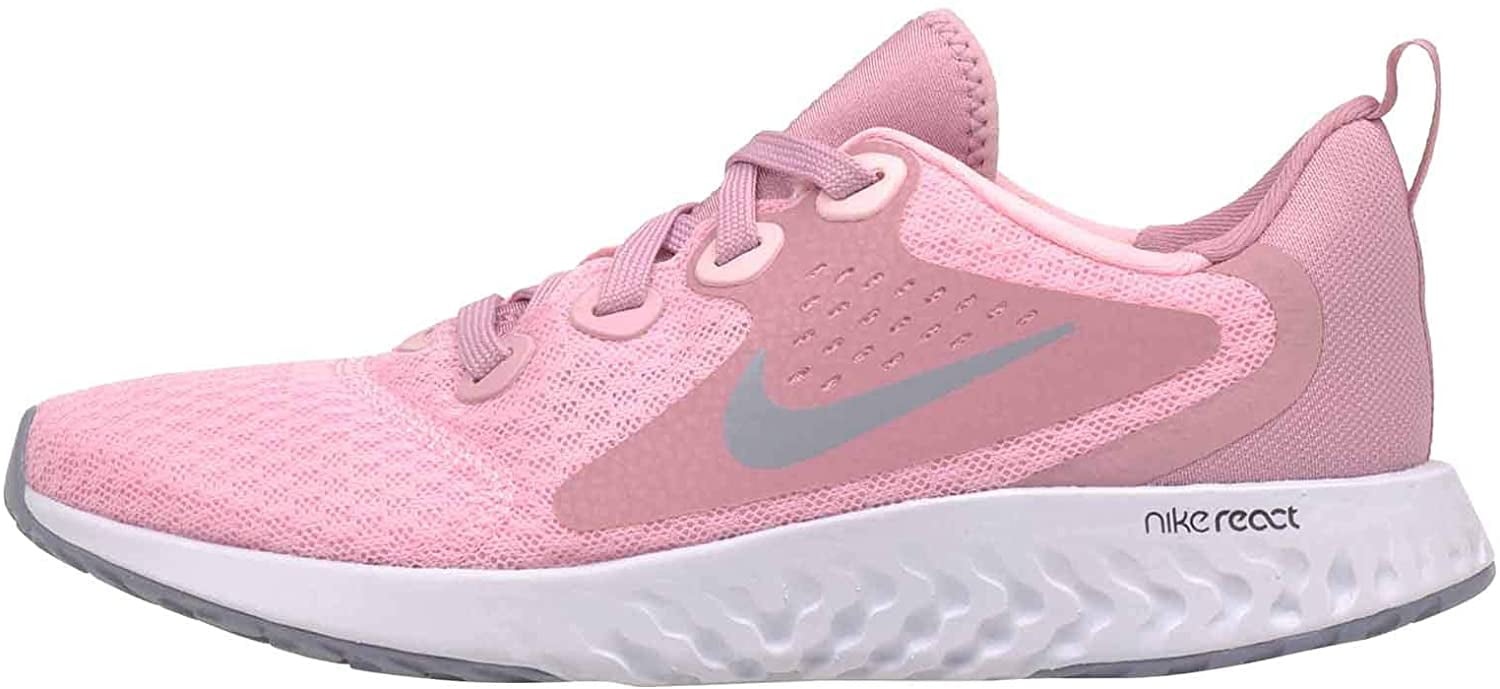 Big Kid's Nike Legend React Pink/Ashen Slate (AH9437 600) - 6.5 ...