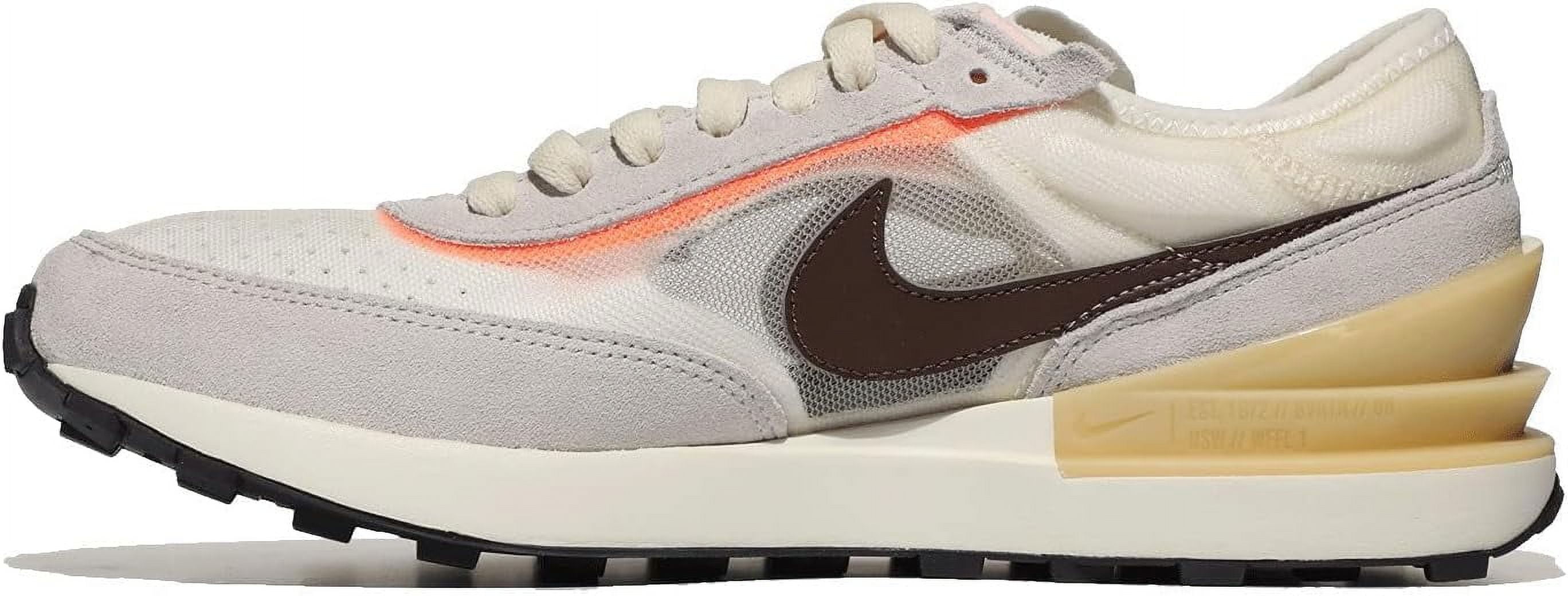 Big Kid's Nike Waffle One Natural/LT Chocolate (DC0481 103) - 6 ...